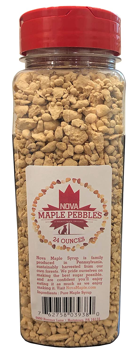 Maple Sugar Pebbles, Pure Maple Syrup Sugar Chunks and Sprinkles - Lorafied
