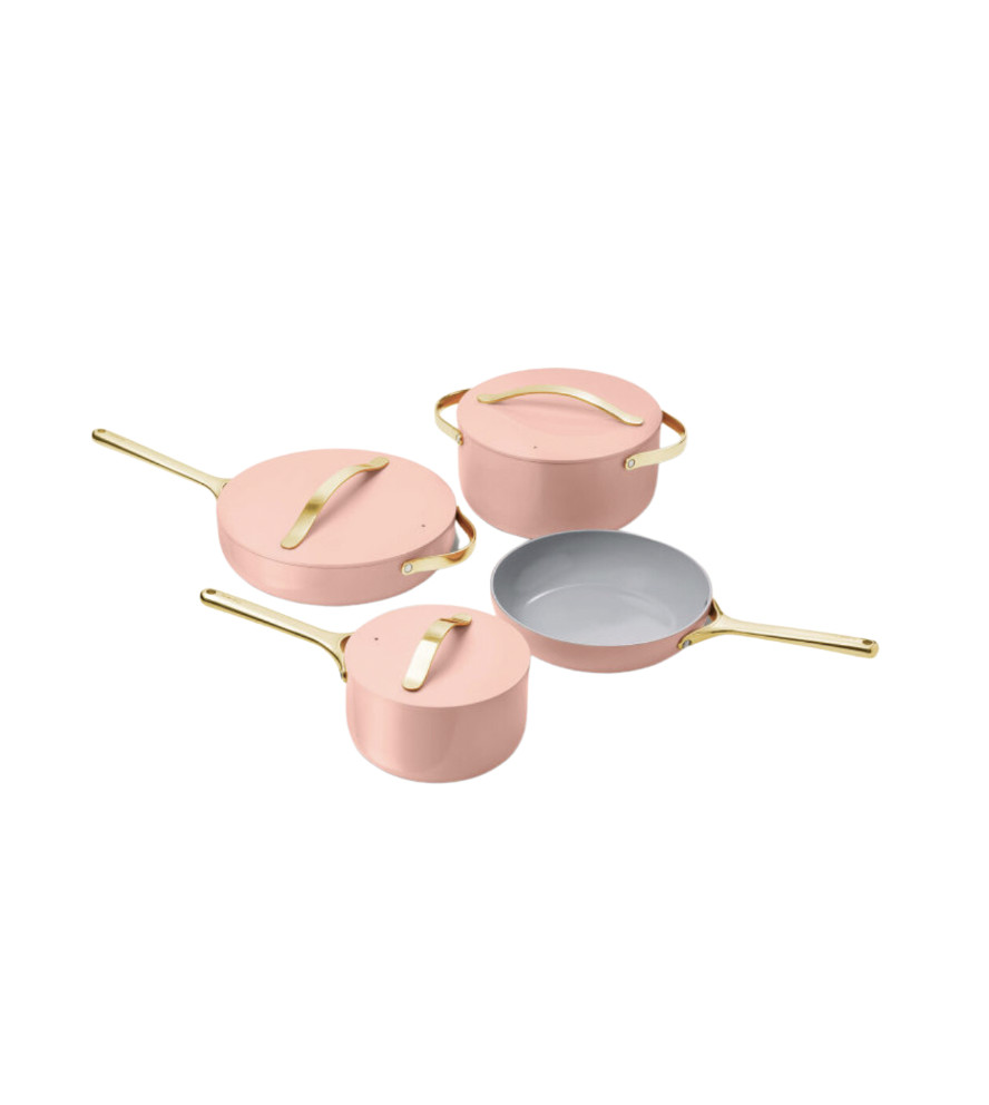 Pink Caraway Cookware Pots and Pans Set - LORAfied