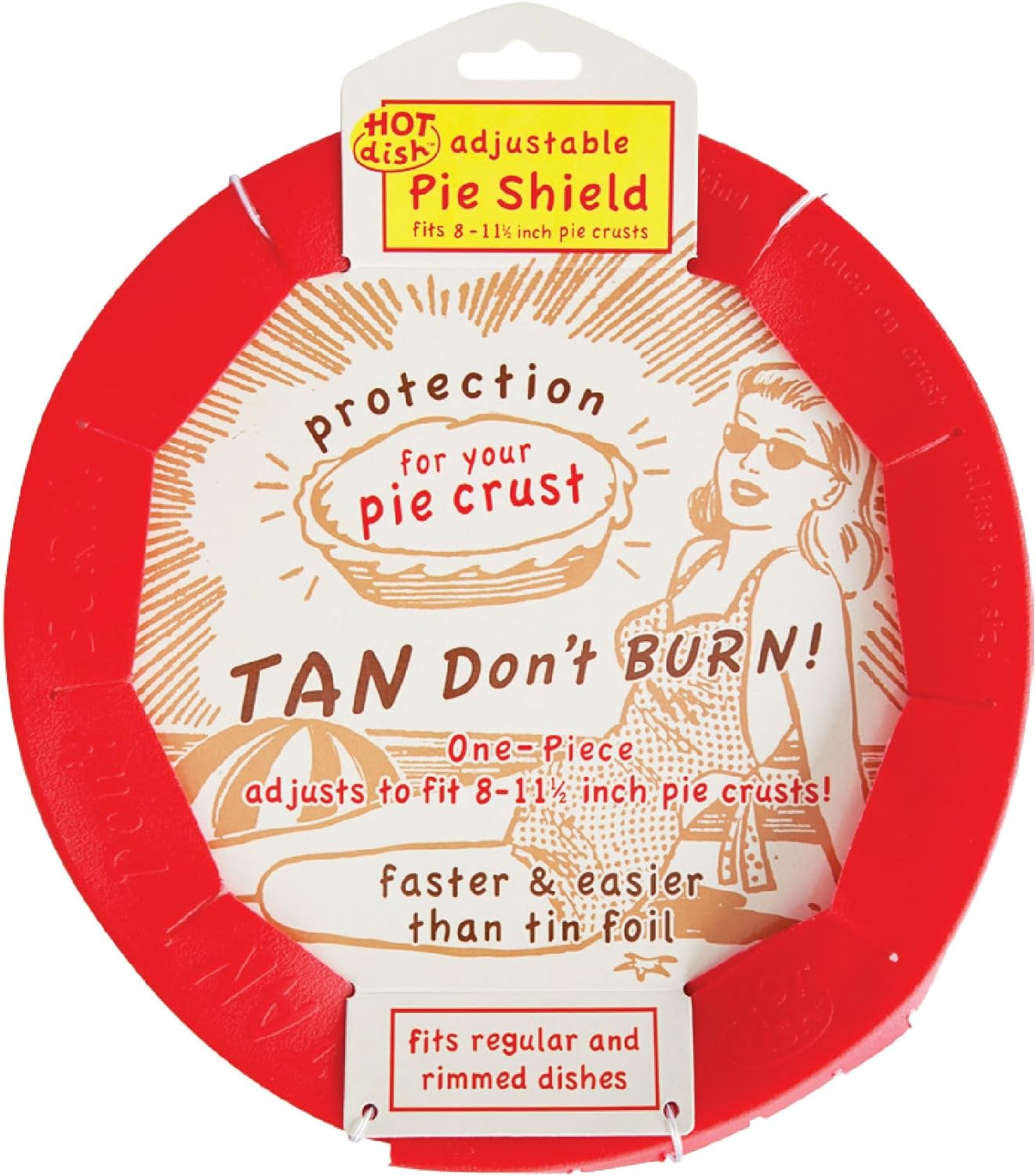 Silicone Pie Crust Shield Protector - LORAfied